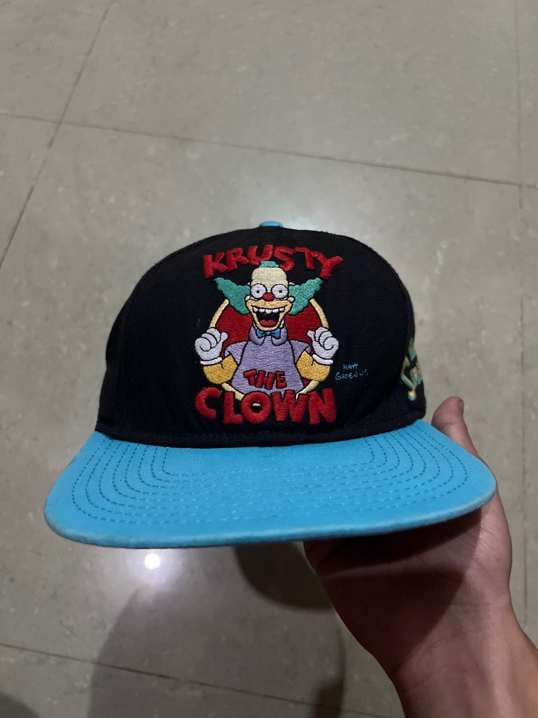 THE SIMPSONS KRUSTY THE CLOWN CAP HAT-OSFA-SNAPBACK, Men's Fashion ...