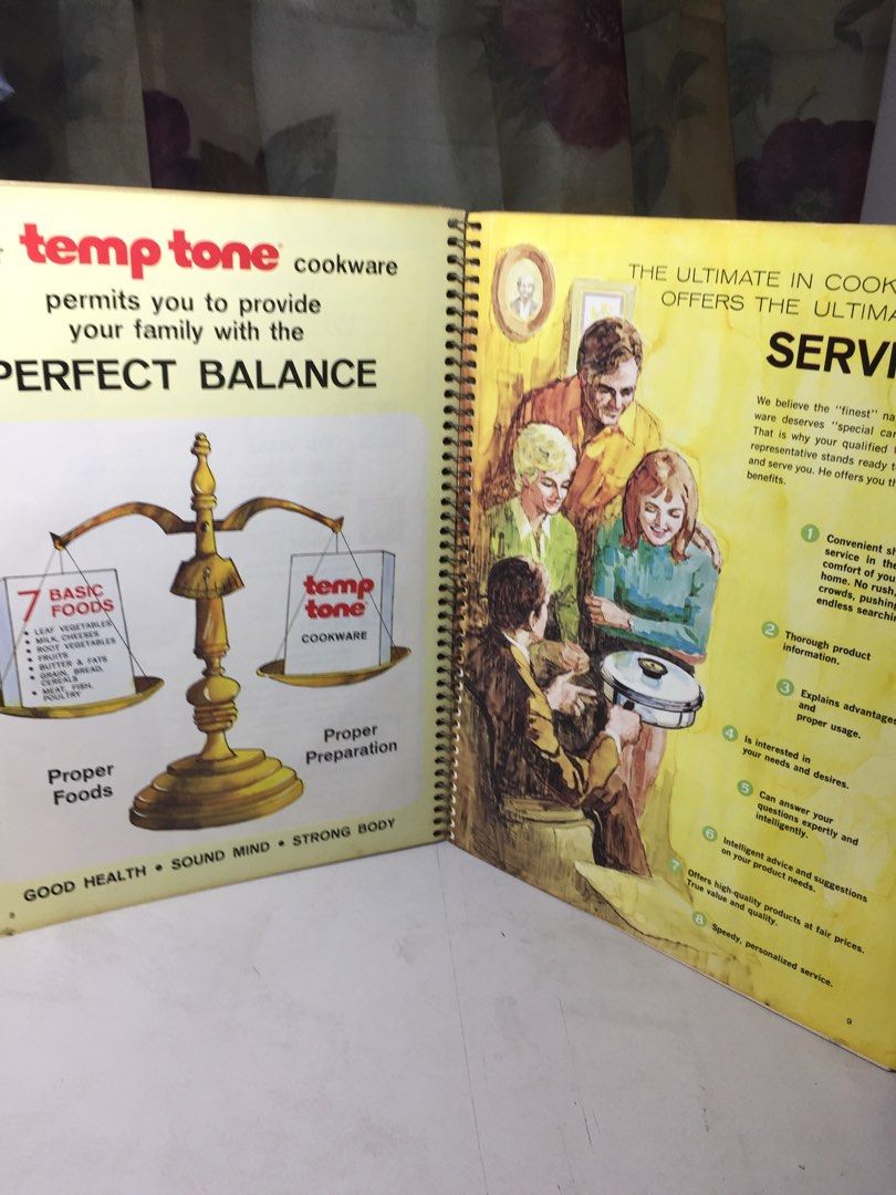 The Wonderful World of Temp Tone Cooking vintage cookbook, Hobbies ...