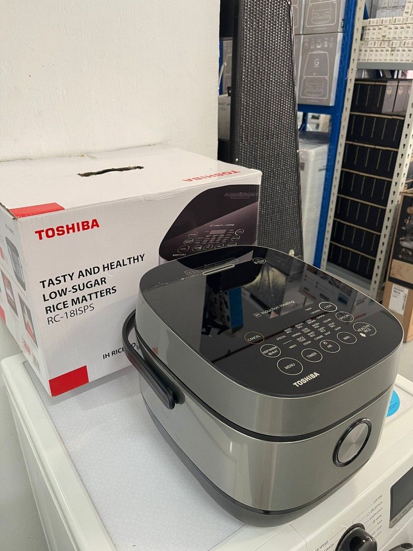 TOSHIBA RC-18ISPS LOW GI IH RICE COOKER (1.8L) Display Set, TV & Home ...