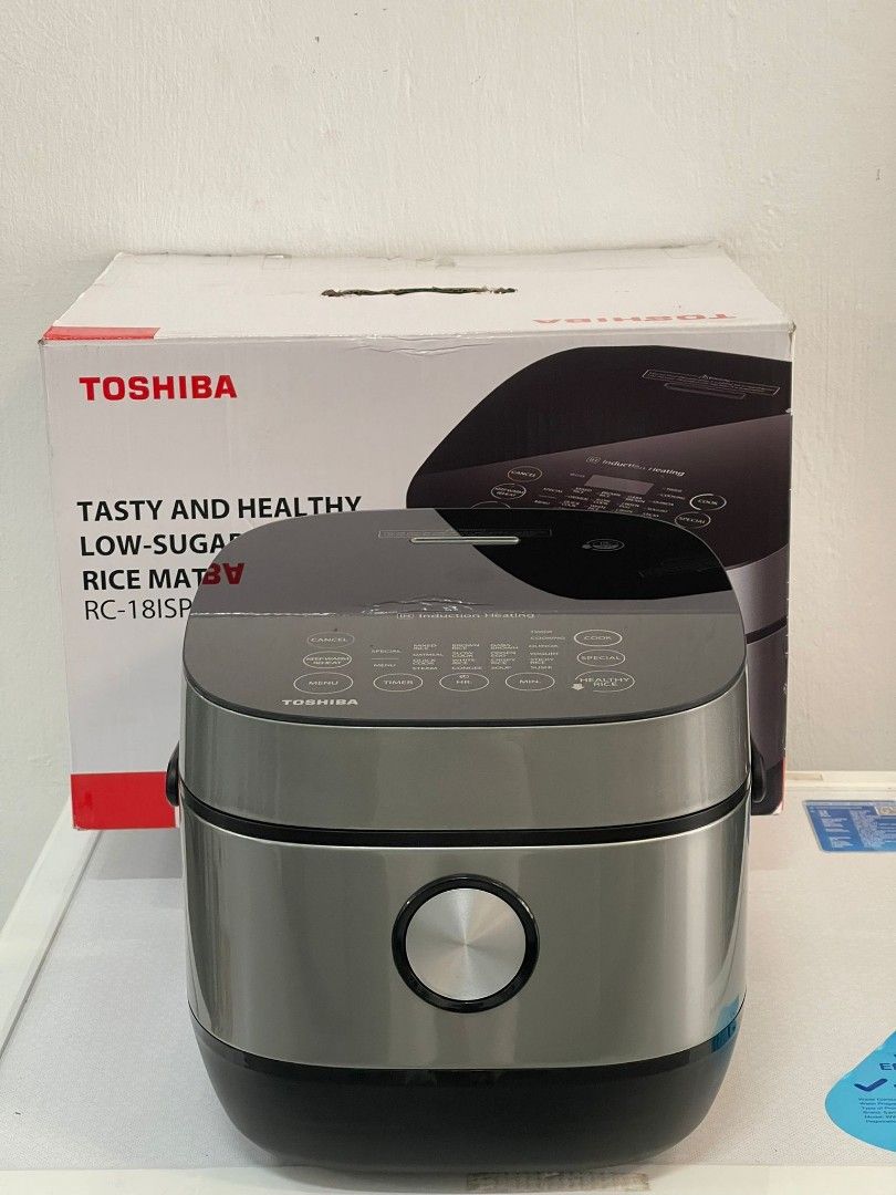 TOSHIBA RC-18ISPS LOW GI IH RICE COOKER (1.8L) Display Set, TV & Home ...