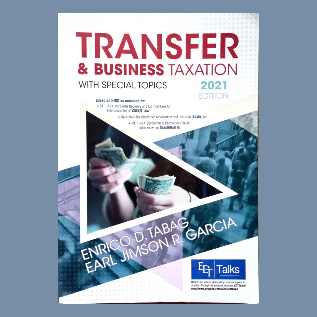 Transfer and Business Taxation by Tabag 2021 edition, Hobbies & Toys ...
