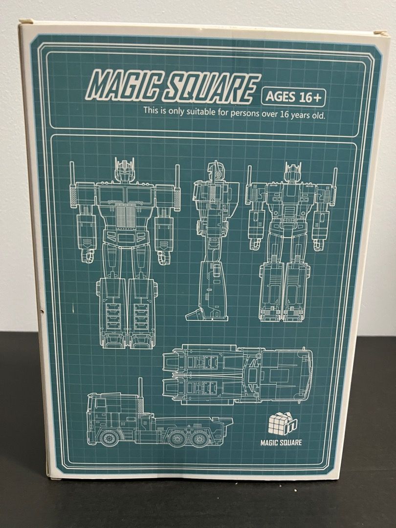 Transformers Magic Square MS-01X Light of Freedom (Masterpiece Optimus ...