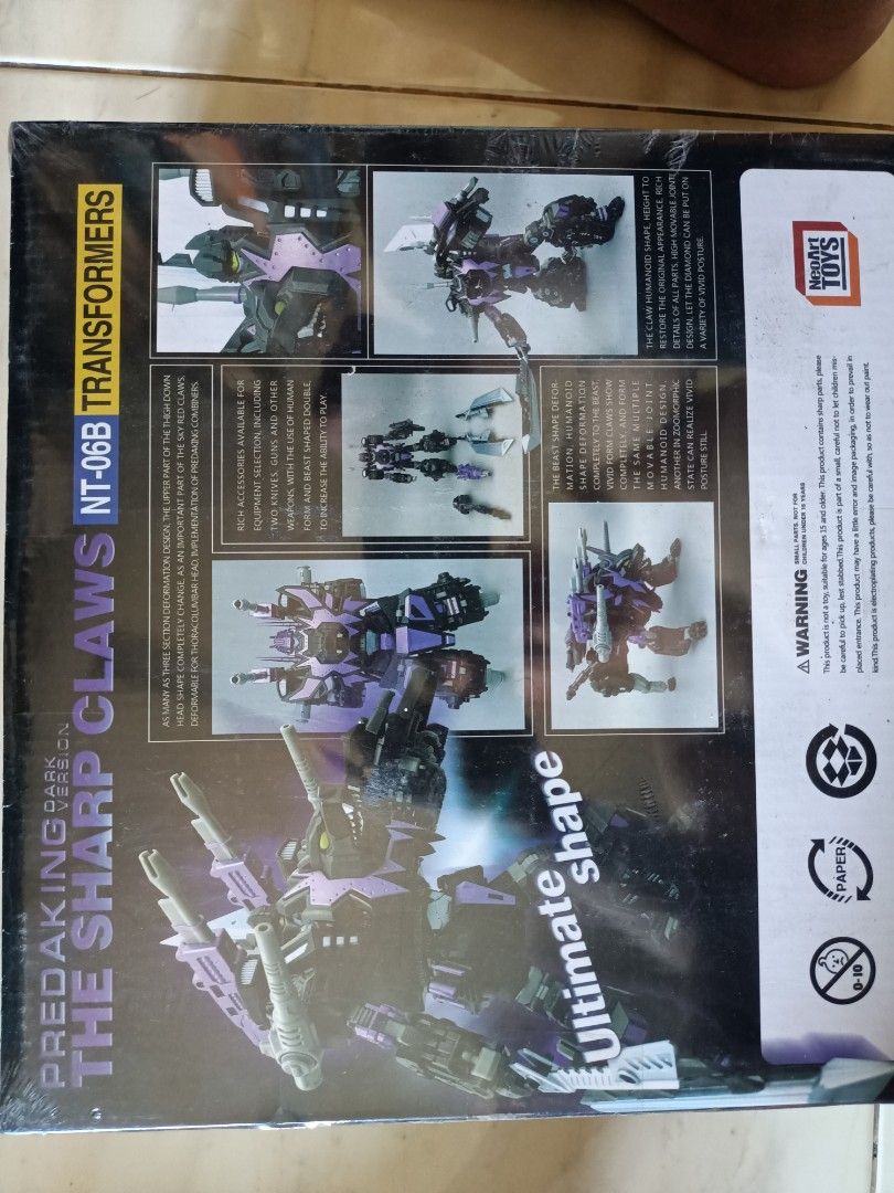 Transformers neoart toys dark predaking, Hobbies & Toys, Toys & Games ...