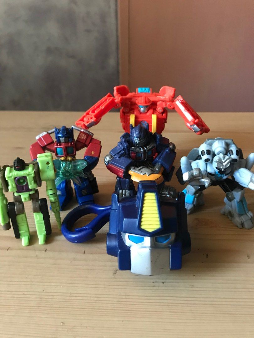 Transformers Set Rescue bot Optimus prime g1 mini figures, Hobbies ...