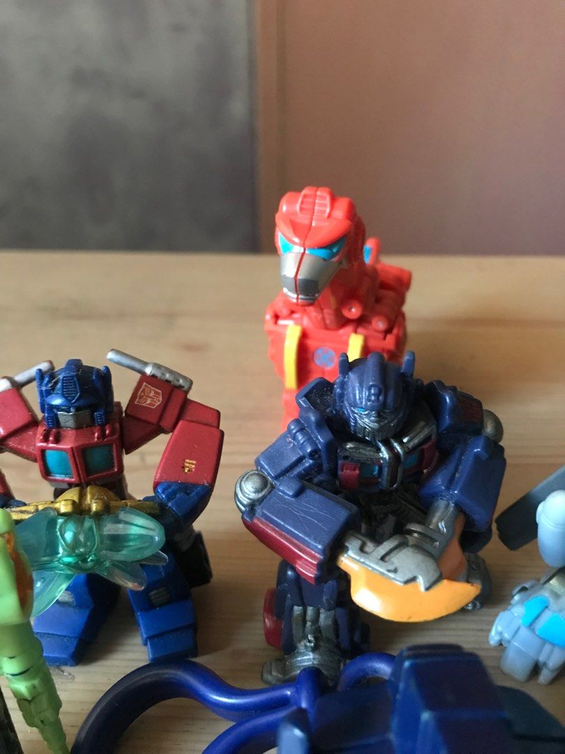 Transformers Set Rescue bot Optimus prime g1 mini figures, Hobbies ...