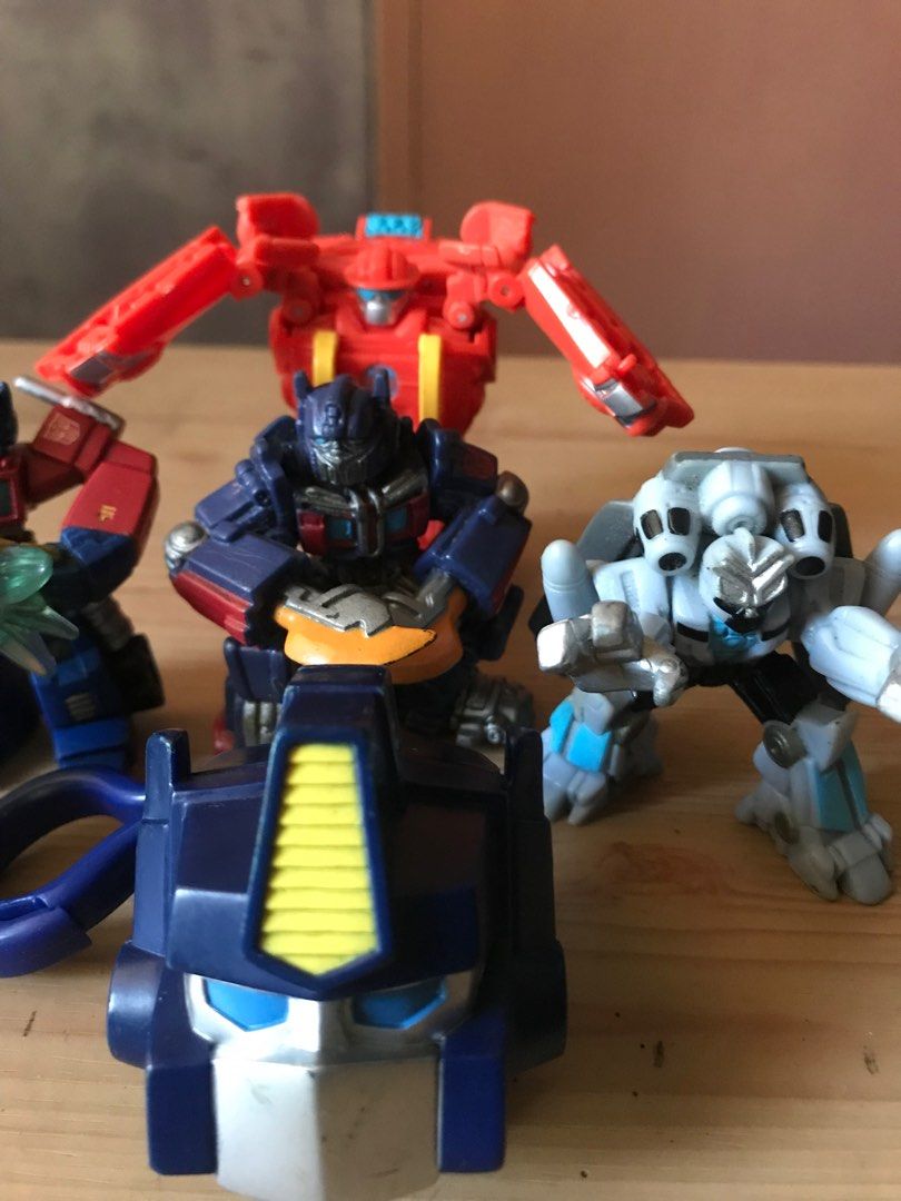 Transformers Set Rescue bot Optimus prime g1 mini figures, Hobbies ...