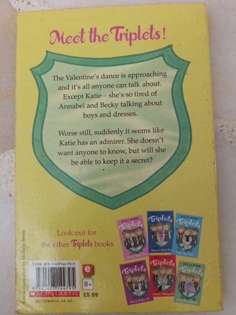 Triplets Katie's secret admirer, Hobbies & Toys, Books & Magazines ...