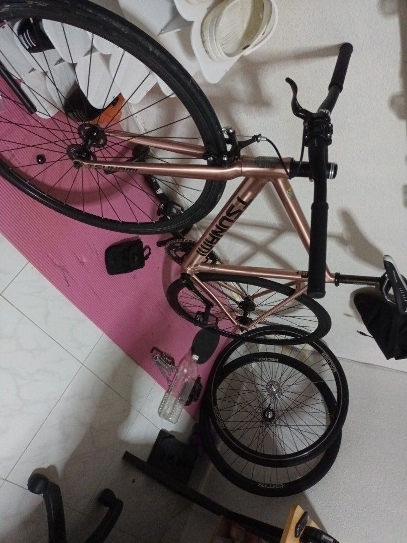 tsunami snm 100 rose gold, Sports Equipment, Bicycles & Parts, Bicycles ...