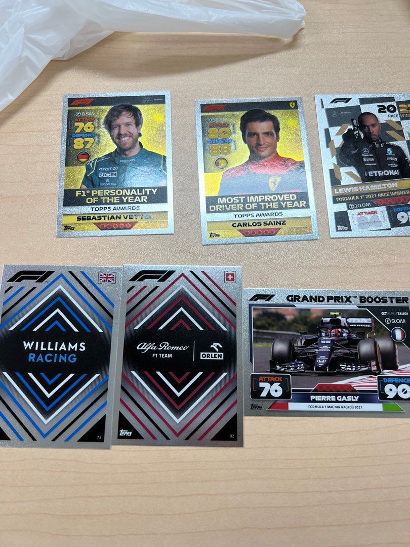 Turbo Attack F1 cards, Hobbies & Toys, Toys & Games on Carousell