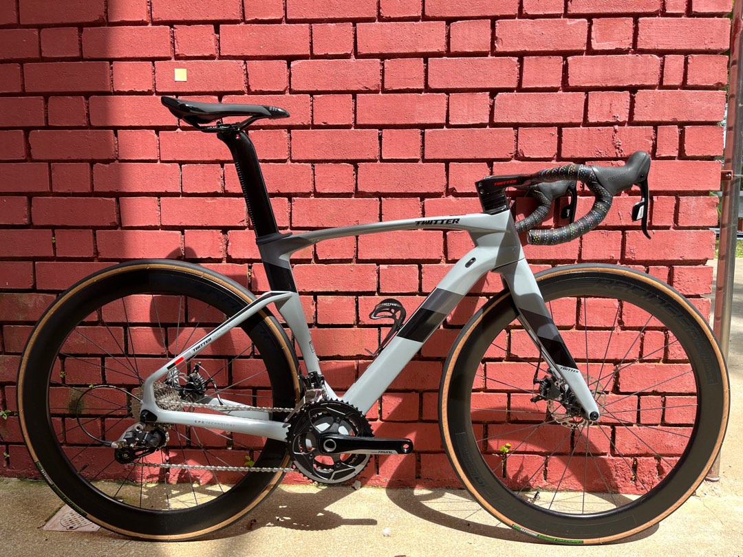 Twitter cyclonePro Disc Cement gray, Sports Equipment, Bicycles & Parts ...