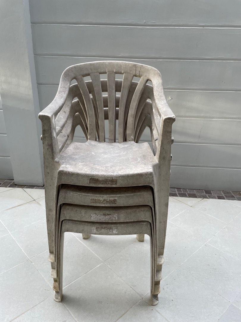 Uratex plastic chairs, Furniture & Home Living, Furniture, Chairs on ...