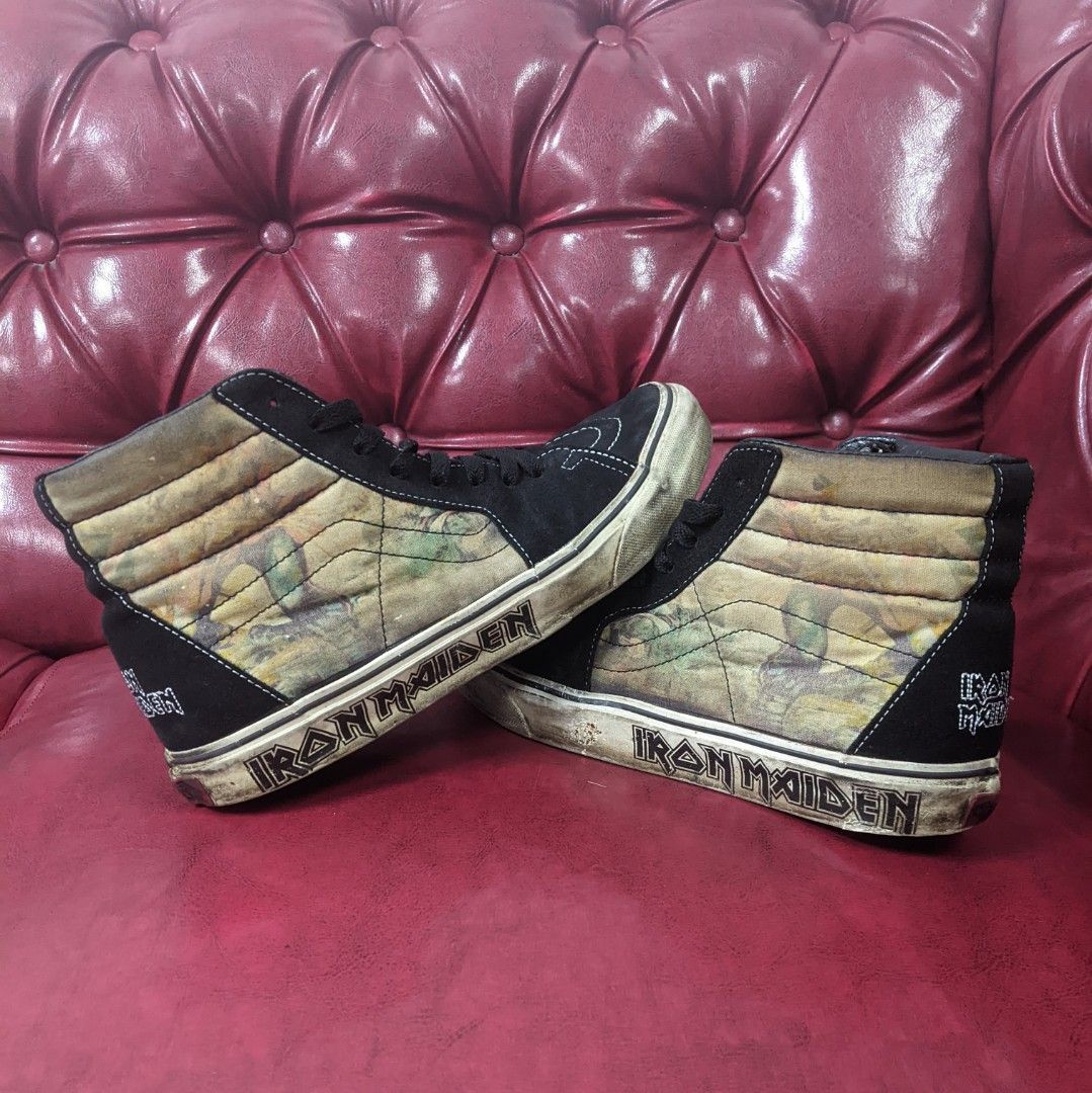 Vans X Iron Maiden The Trooper, Men's Fashion, Footwear, Sneakers on ...