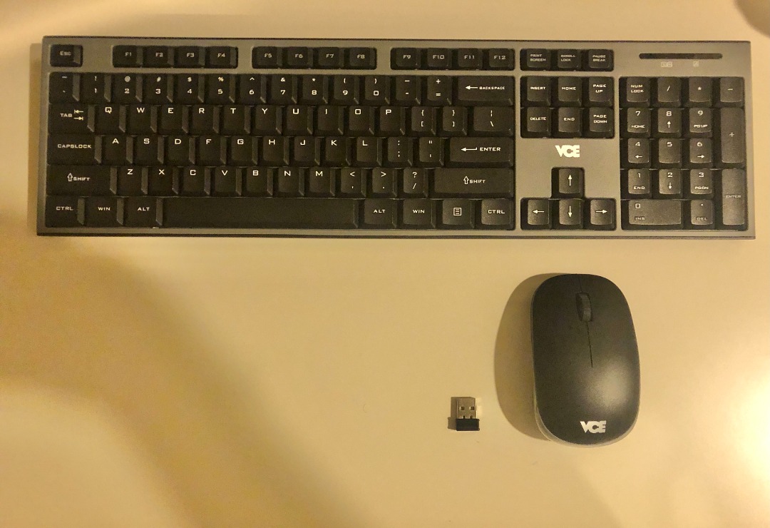 VCE VE-WK01 Wireless Keyboard & Mouse Combo (Black) *CASH ONLY ...