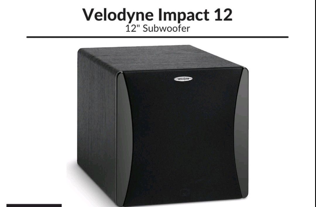 Velodyne Impact 12 subwoofer, Audio, Soundbars, Speakers & Amplifiers ...