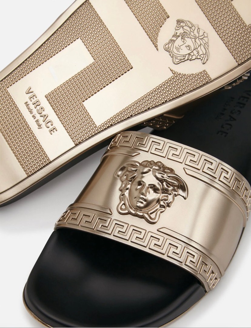versace slides, Luxury, Sneakers & Footwear on Carousell