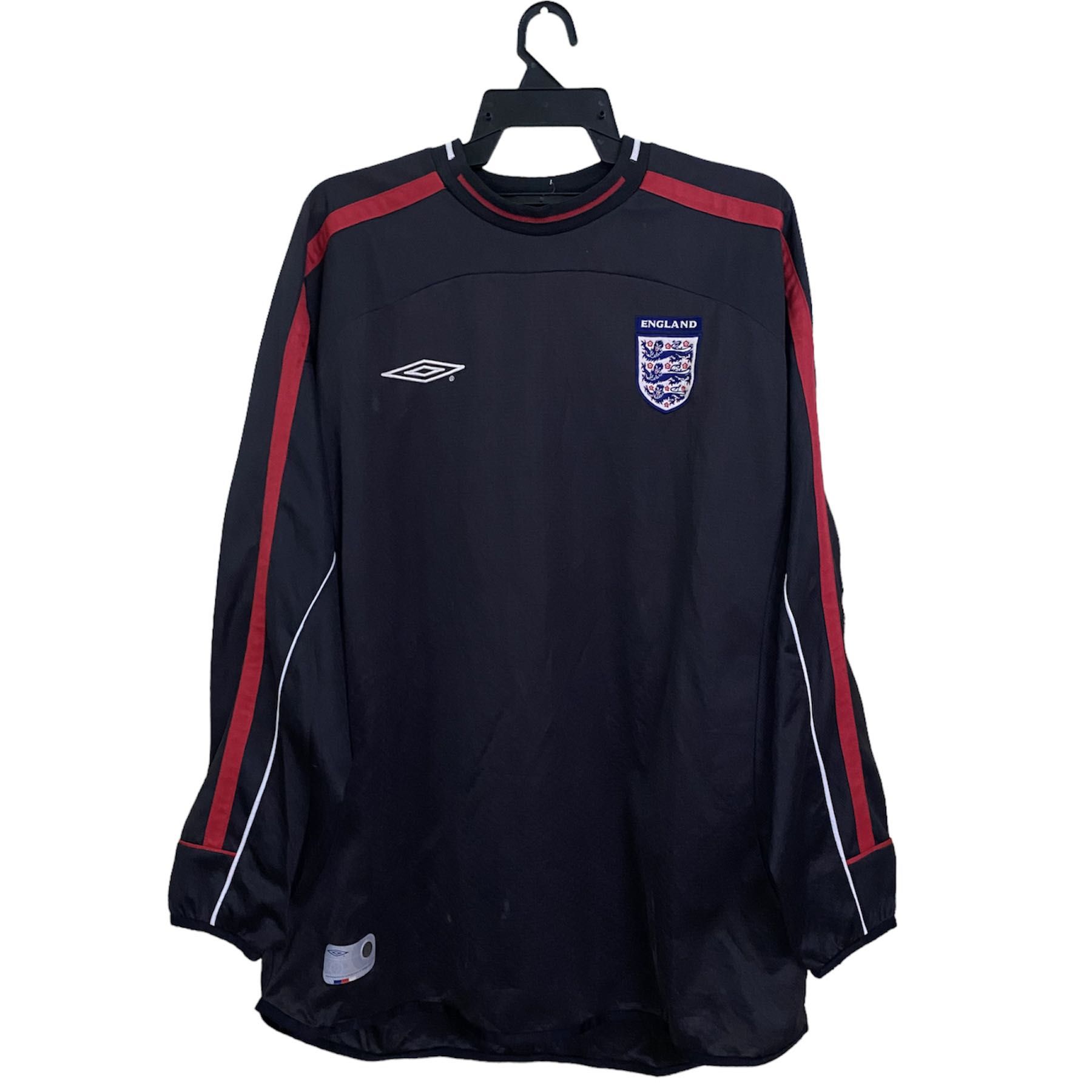 Vintage 2001/2002/2003 England Goalkeeper Home Jersey Kit Vtg Retro ...