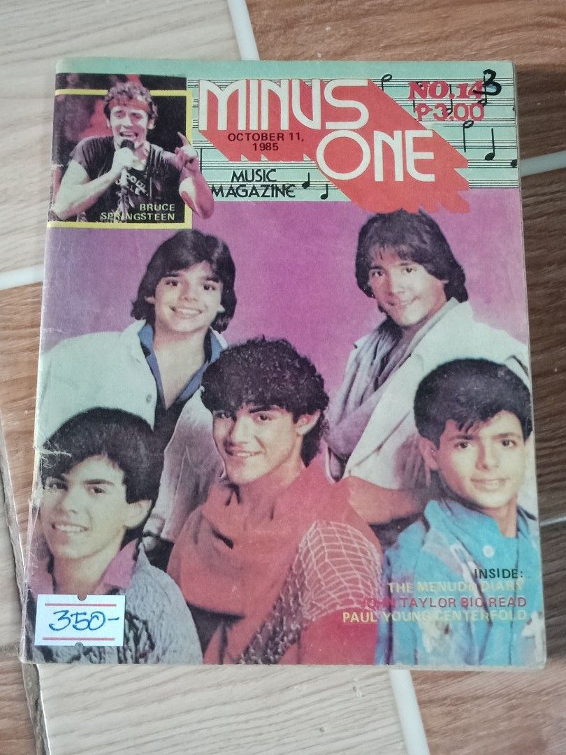 VINTAGE 80'S MINUS - ONE MUSIC MAGAZINE, Hobbies & Toys, Books ...
