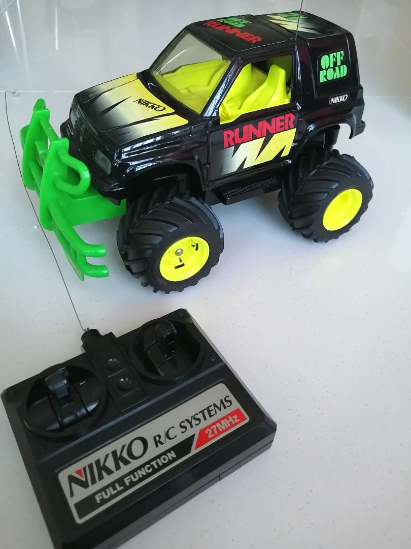 Vintage NIKKO RC Car (Off Road RUNNER from the late 1980s / early 1990s) Radio Control, Scale: 1 ...