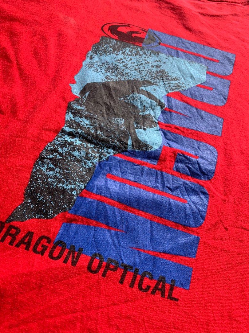 Vintage Skate wear Dragon Optical shirt, Men's Fashion, Tops & Sets ...