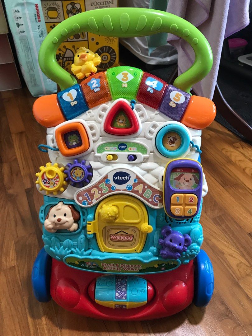 Vtech First Step Baby walker, Babies & Kids, Baby Nursery & Kids ...