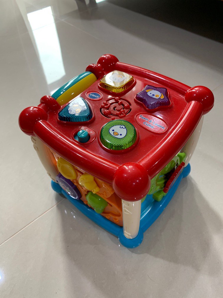 Vtech Turn & learn cube, Babies & Kids, Infant Playtime on Carousell