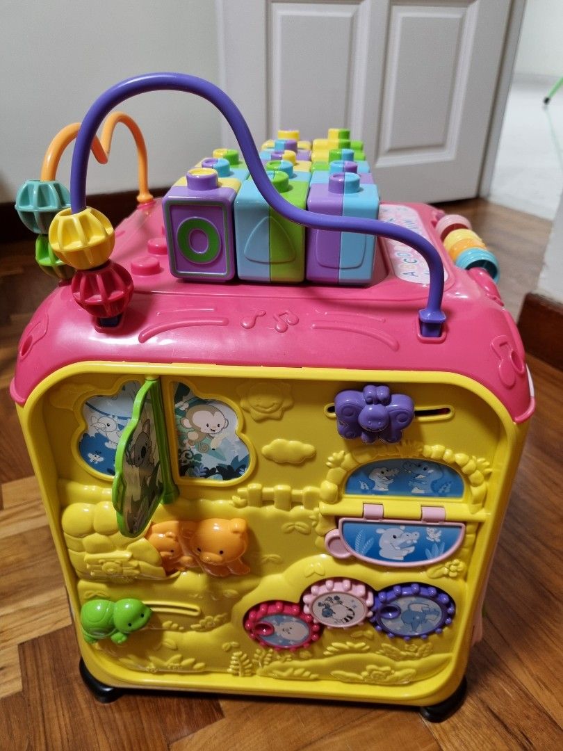 Vtech Ultimate Alphabet Activity Cube, Babies & Kids, Infant Playtime ...