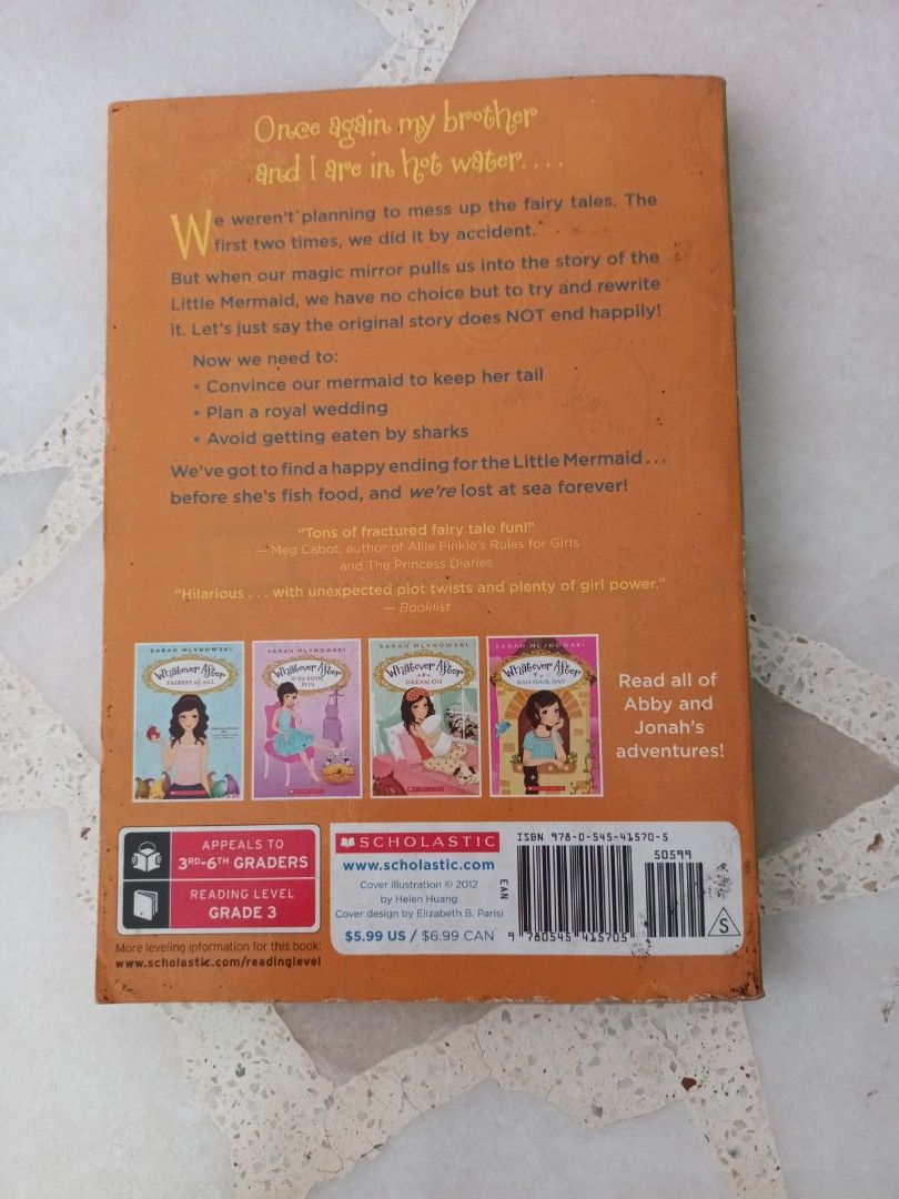 Whatever after sink or swim (book 3), Hobbies & Toys, Books & Magazines, Fiction & Non-Fiction ...