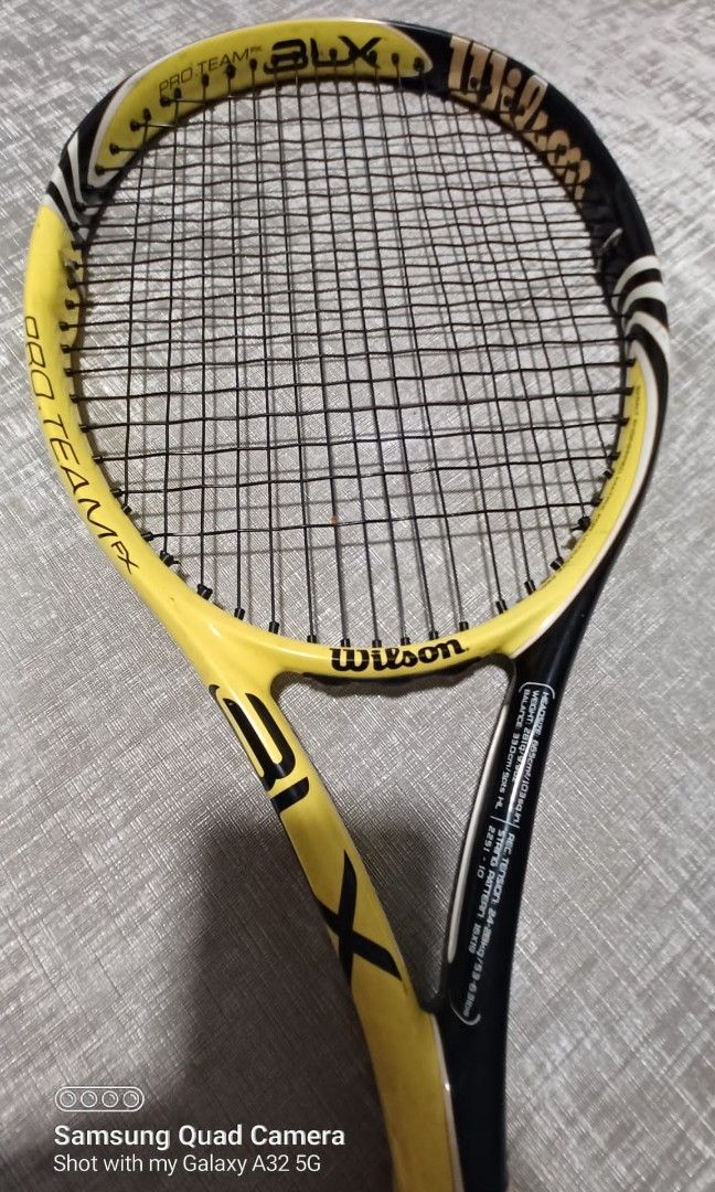 Wilson tennis racket BLX Pro Team Fx and K Tour Team Fx, like new condition not Head Babolat ...