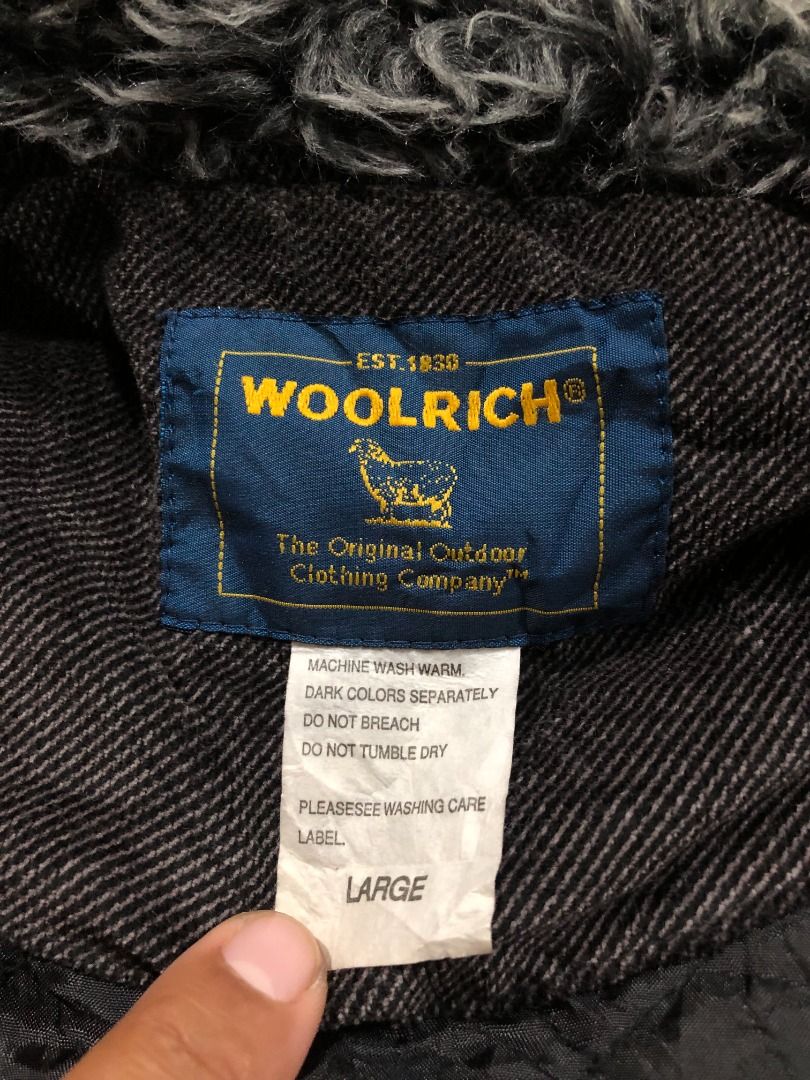 WOOLRICH Workwear Chore Heavy Vintage Jacket Corduroy Wool 44x26 Large ...