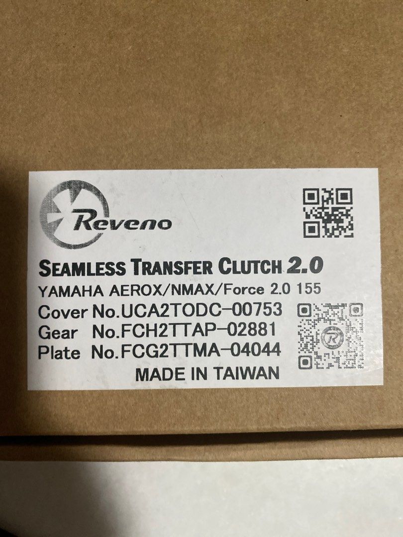 YAMAHA AEROX/NMAX / Force 2.0 - Reveno CVT Clutch, Motorcycles ...