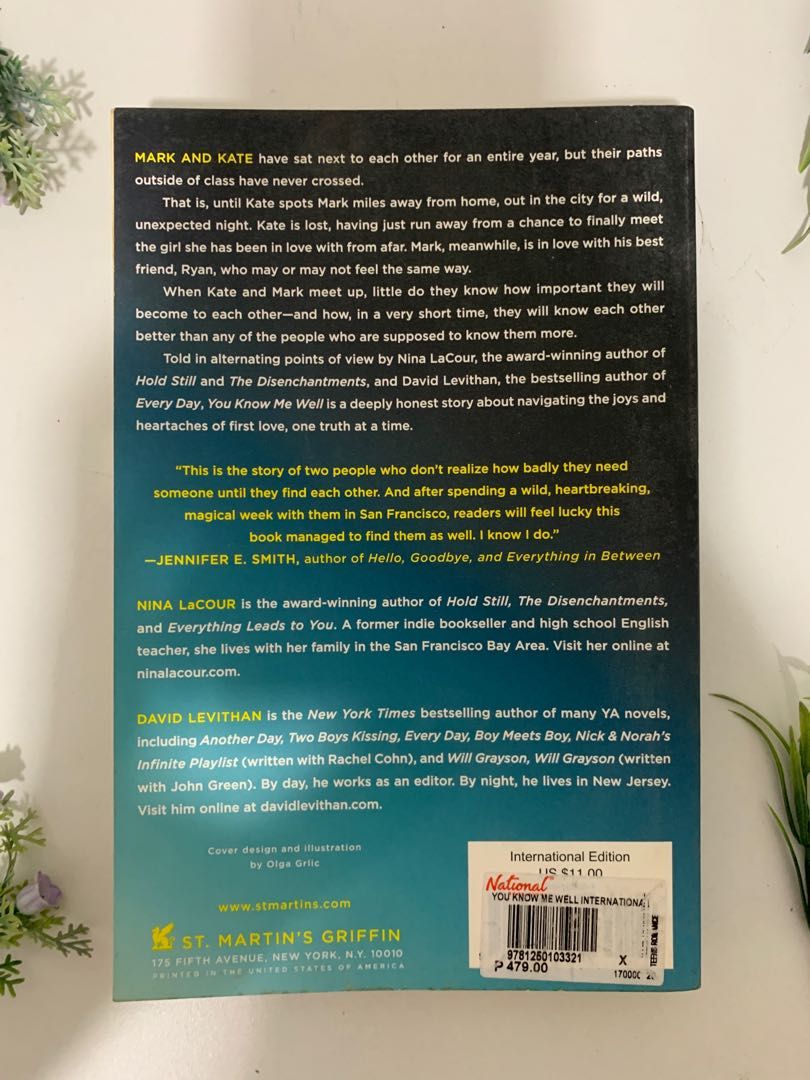 You Know Me Well by Nina LaCour and David Levithan, Hobbies & Toys ...