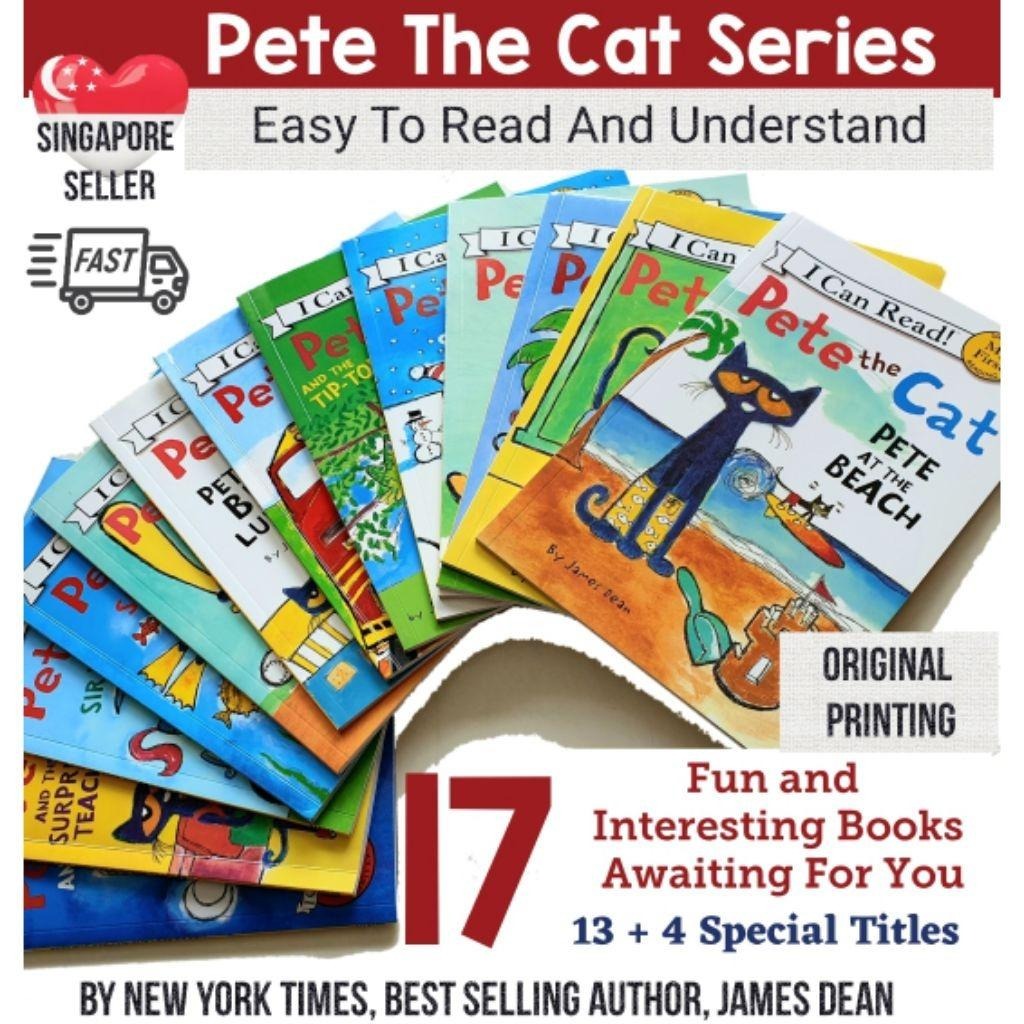 [17 Books] I Can Read Childrens Story Books / Storybooks Pete The Cat ...