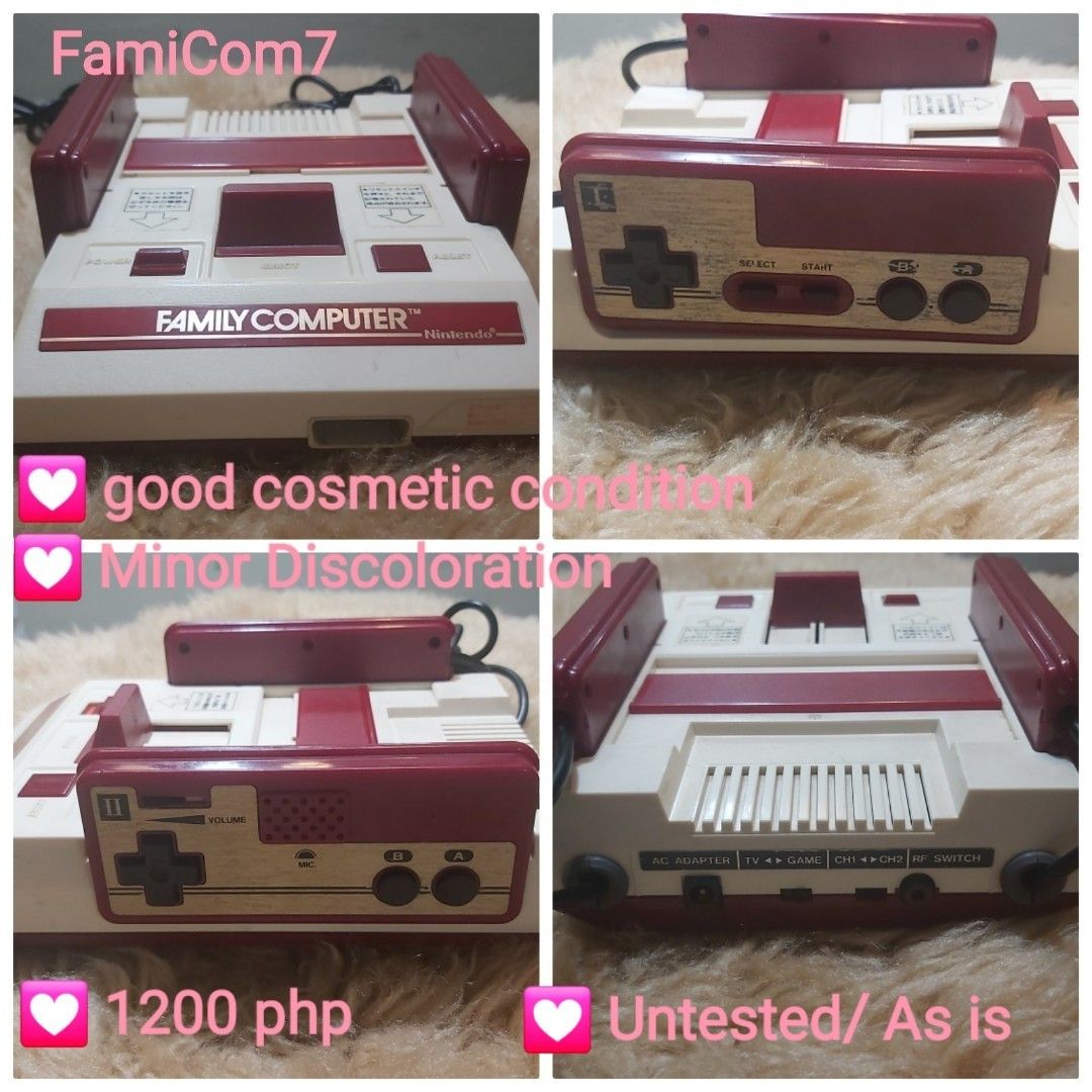 1983 Nintendo Family Computer hvc-001, Video Gaming, Video Game ...