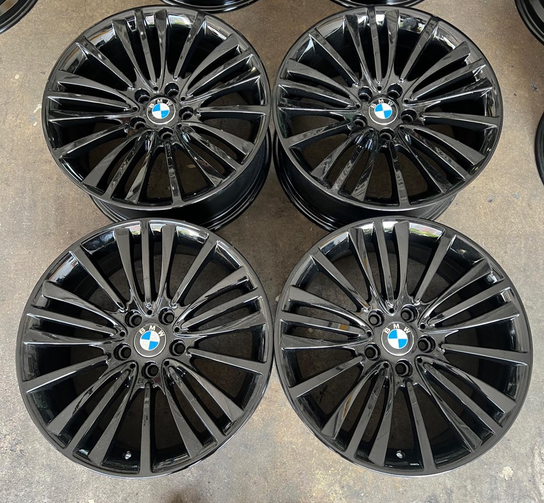 19” BMW ORIGINAL RIMS 5X120, Car Accessories, Tyres & Rims on Carousell