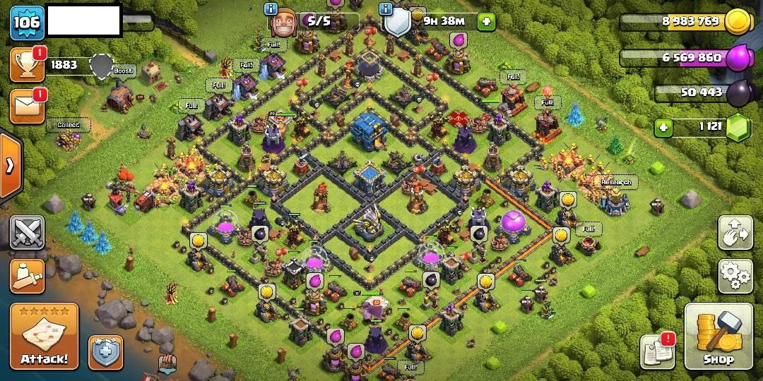#18 Clash Of Clans TH12 SEMI MAXED, Video Gaming, Video Games, Others ...