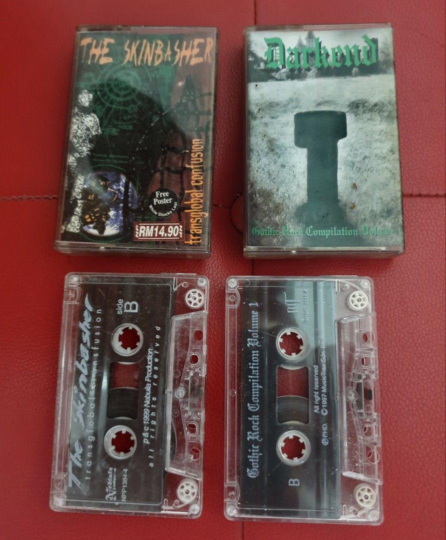 2 Kaset Punk Rock dan Darkend Cassette Keset, Hobbies & Toys, Music ...