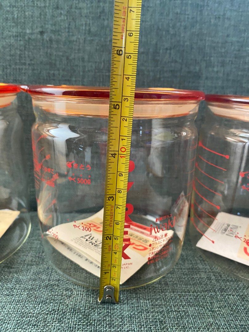 3 pcs pyrex glass canister, Furniture & Home Living, Kitchenware ...