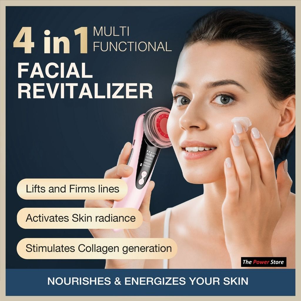 4 in 1 Rejuvenating Beauty Face Massager Lifting Anti ageing Anti ...
