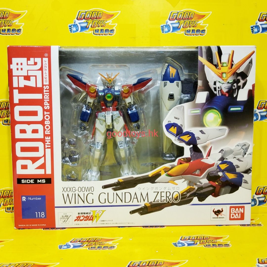 中古已開封 有變黃 BANDAI 高達W GUNDAM W ROBOT 魂 118 WING GUNDAM ZERO 零式飛翼高達, 興趣及 ...