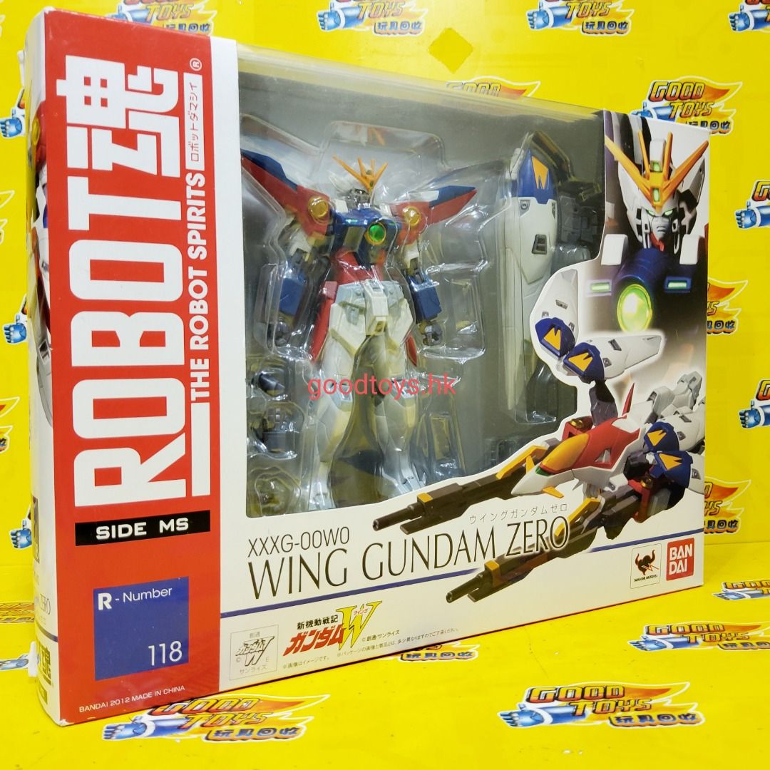 中古已開封 有變黃 BANDAI 高達W GUNDAM W ROBOT 魂 118 WING GUNDAM ZERO 零式飛翼高達, 興趣及 ...