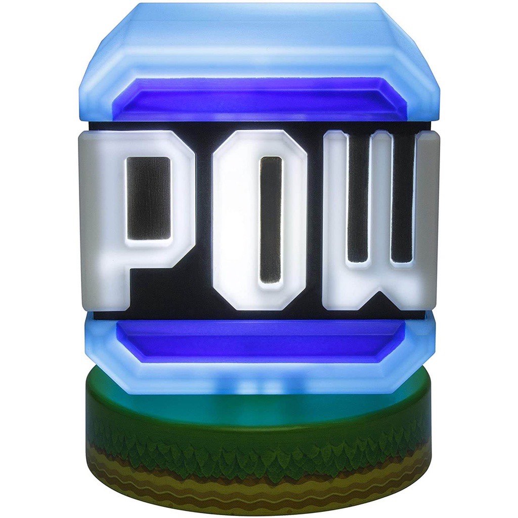瑪利歐 任天堂 Super Mario POW磚頭造型小夜燈, 傢俬＆家居, 其他, 家居改善及收納用品 - Carousell