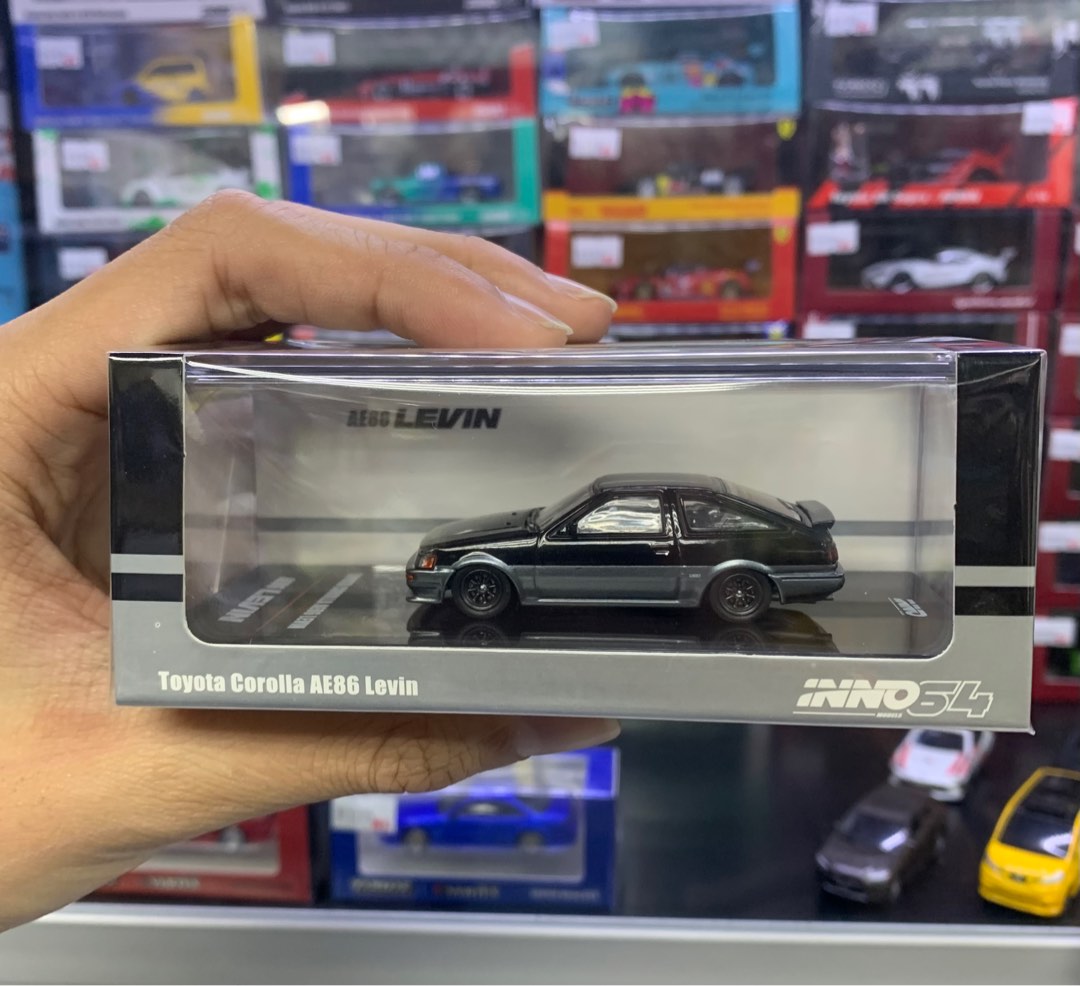 本月新車！ Inno64 1:64 Toyota Corolla Levin AE86 (Black & Gray 黑/灰色)', 興趣及遊戲 ...