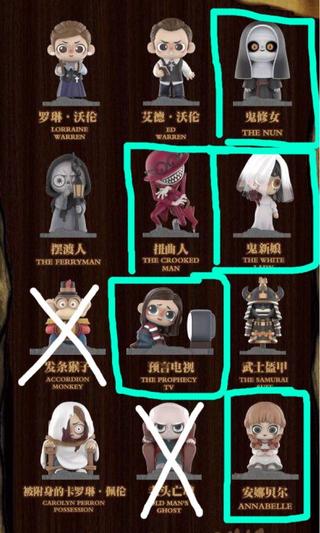 accordion monkey the conjuring popmart, Hobbies & Toys, Toys & Games on ...