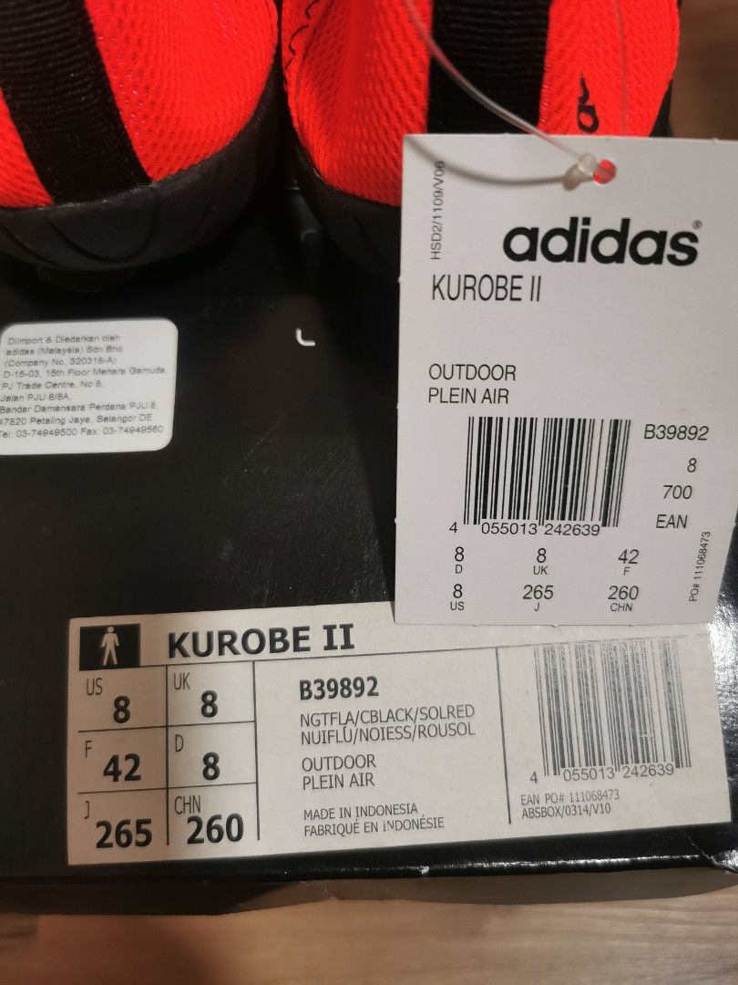 Adidas Kurobe II aka aqua shoes, Sports Equipment, Other Sports Equipment and Supplies on Carousell