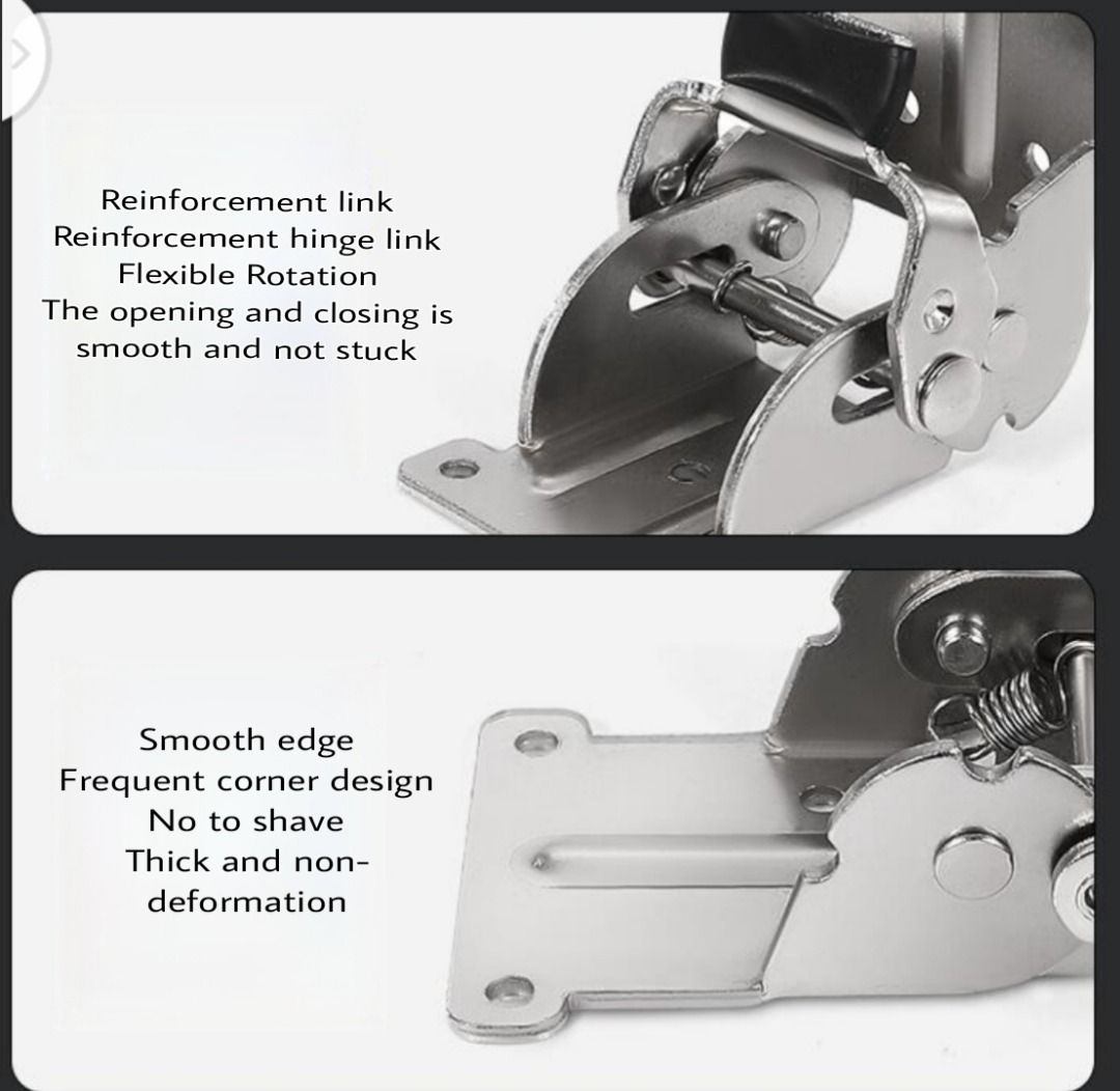 Adjustable Bracket Hinges 180 degrees, Everything Else, Others on Carousell