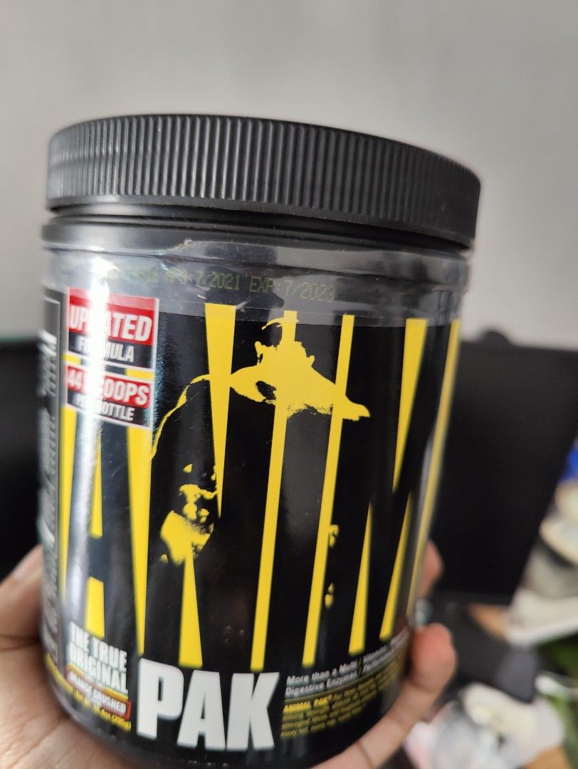 Animal Pak Multivitamin Powder, Health & Nutrition, Health Supplements ...