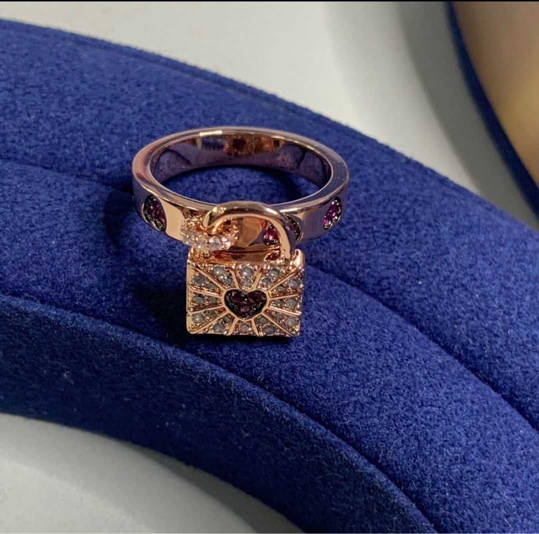 APM rose gold heart ring, Women's Fashion, Jewelry & Organisers ...