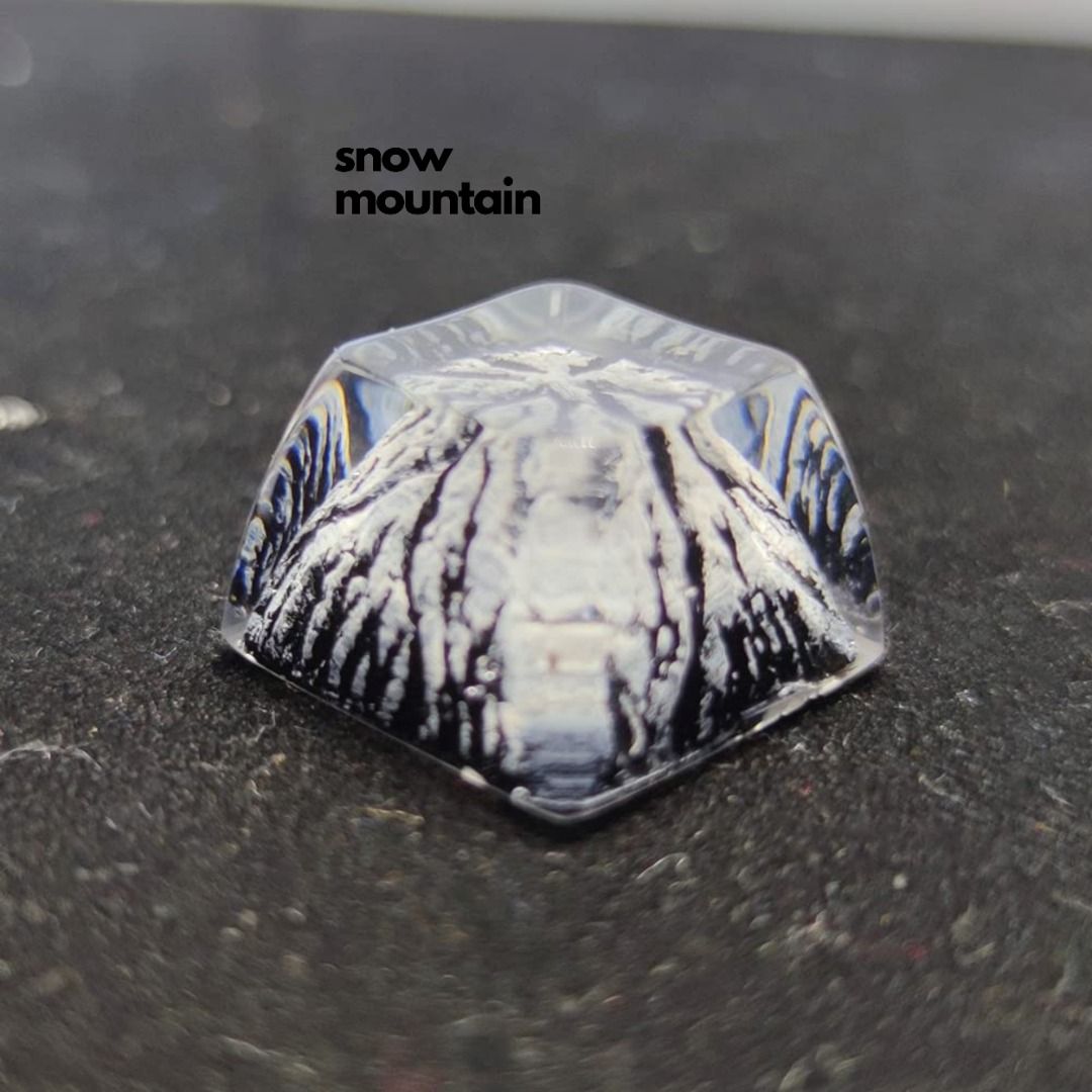 Artisan mountain keycaps for mechanical keyboard (snow mountain), Computers & Tech, Parts ...