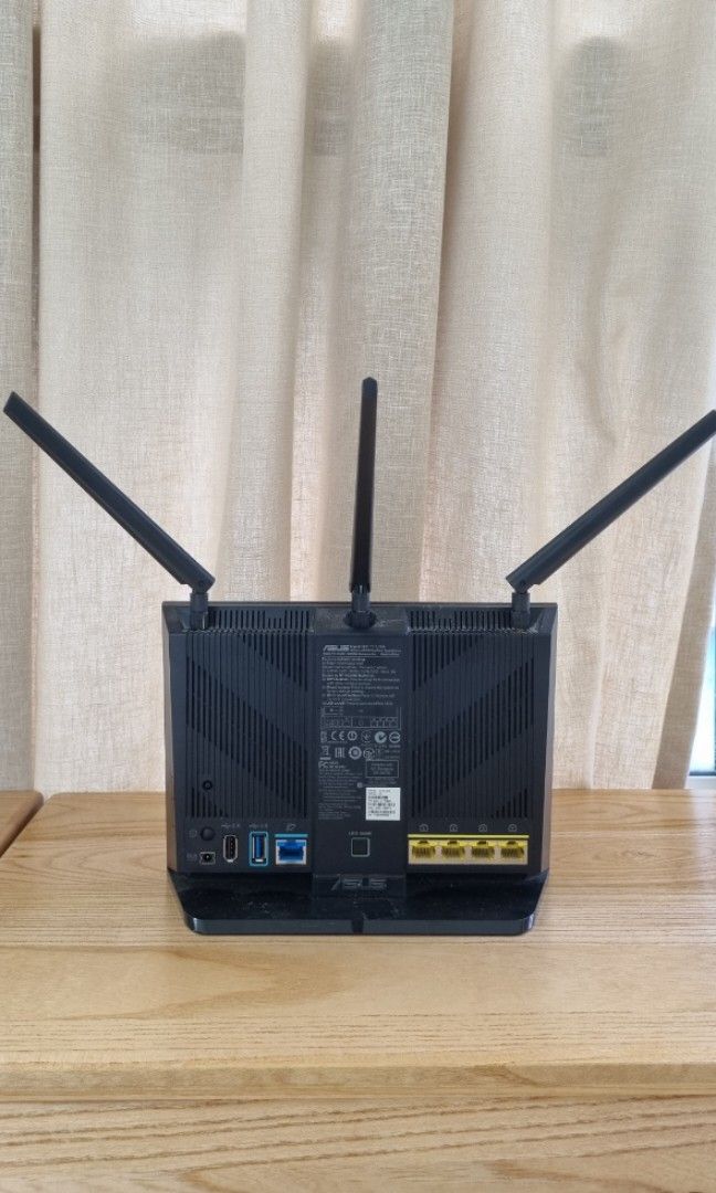 ASUS router RT-AC68U (with AiMesh), Computers & Tech, Parts & Accessories, Networking on Carousell