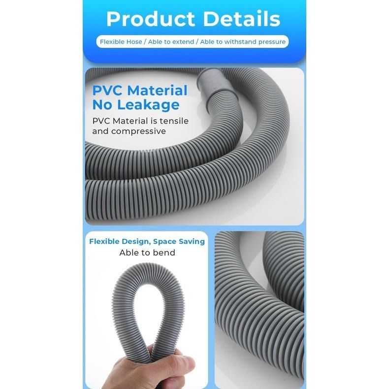 Automatic Drum FRONT LOAD Washing Machine Drain Pipe Drain Hose ...